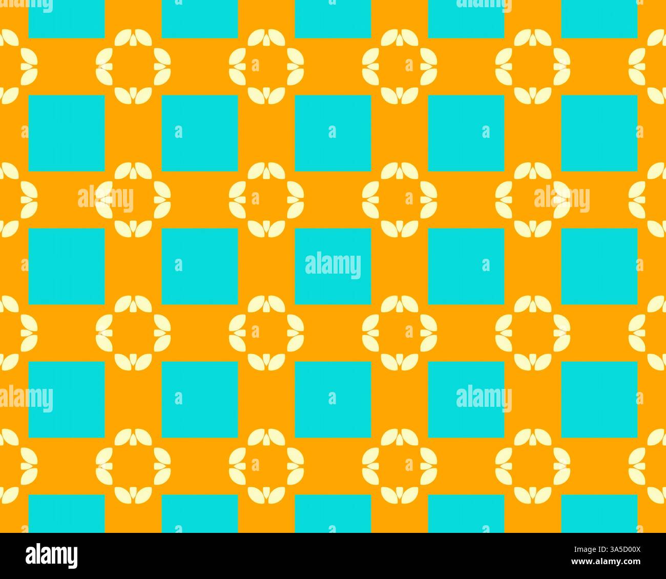 Alternating squares of floral motifs hi-res stock photography and ...