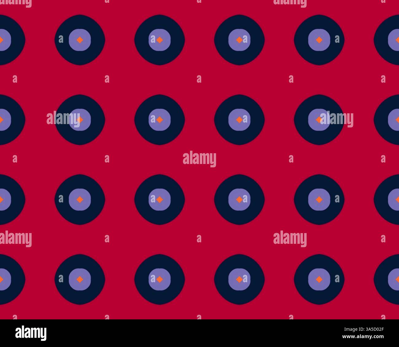 Vibrant circular fabric design featuring hi-res stock photography and ...