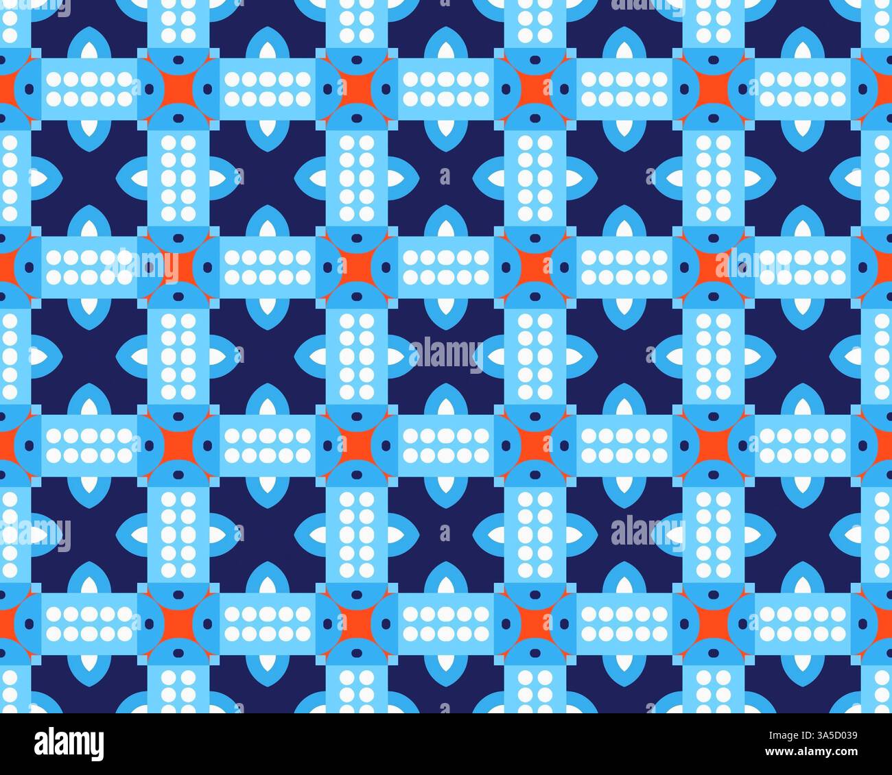 A vibrant geometric pattern featuring alternating red and blue squares ...