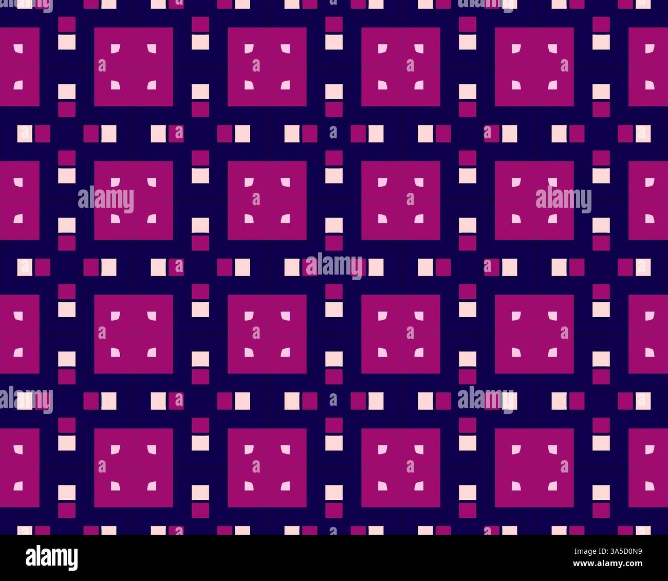 A vibrant seamless pattern showcases squares and rectangles in rich ...