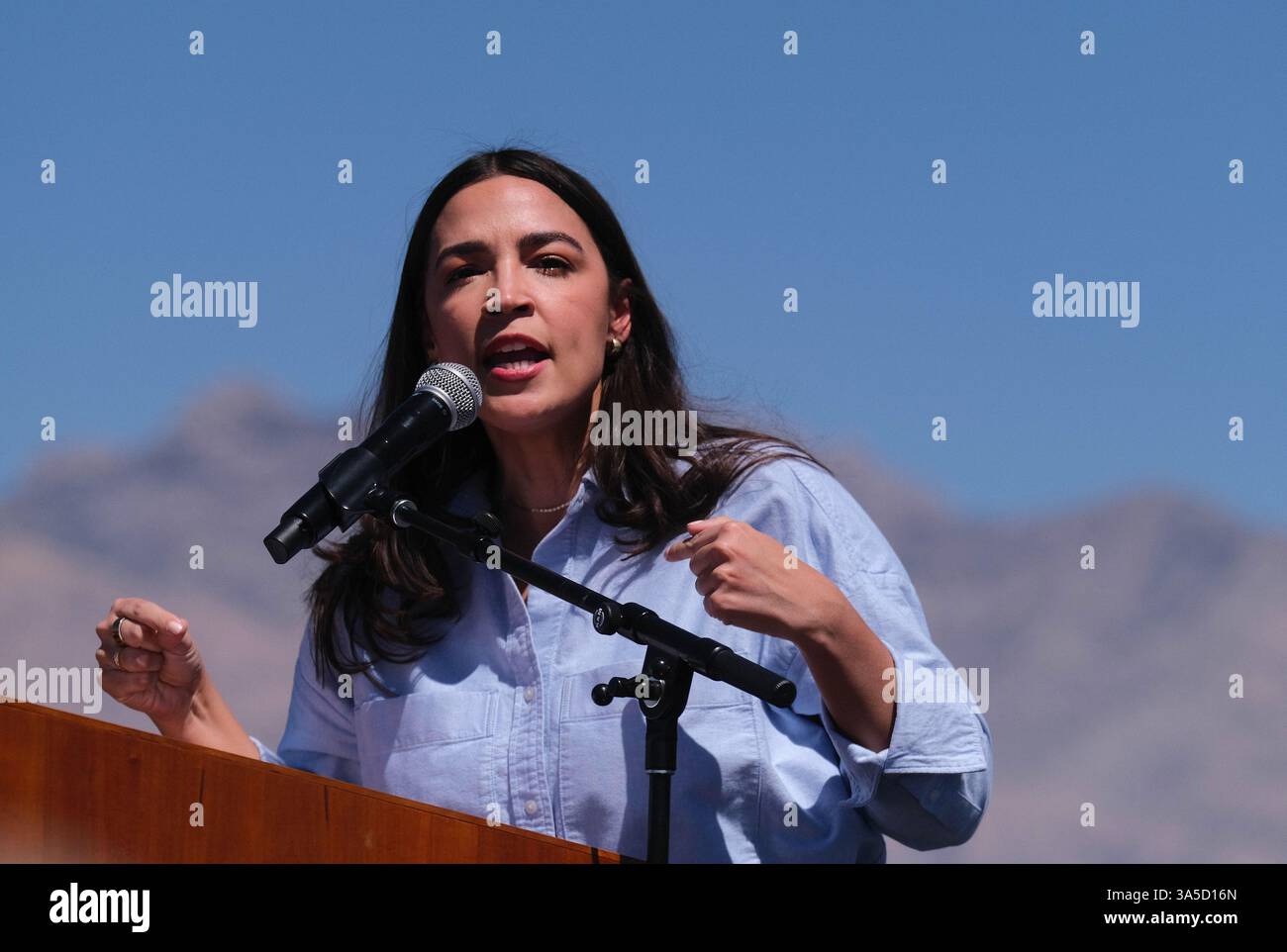 Tucson, Arizona, USA. 22nd Mar, 2025. Senator Bernie Sanders and Rep ...