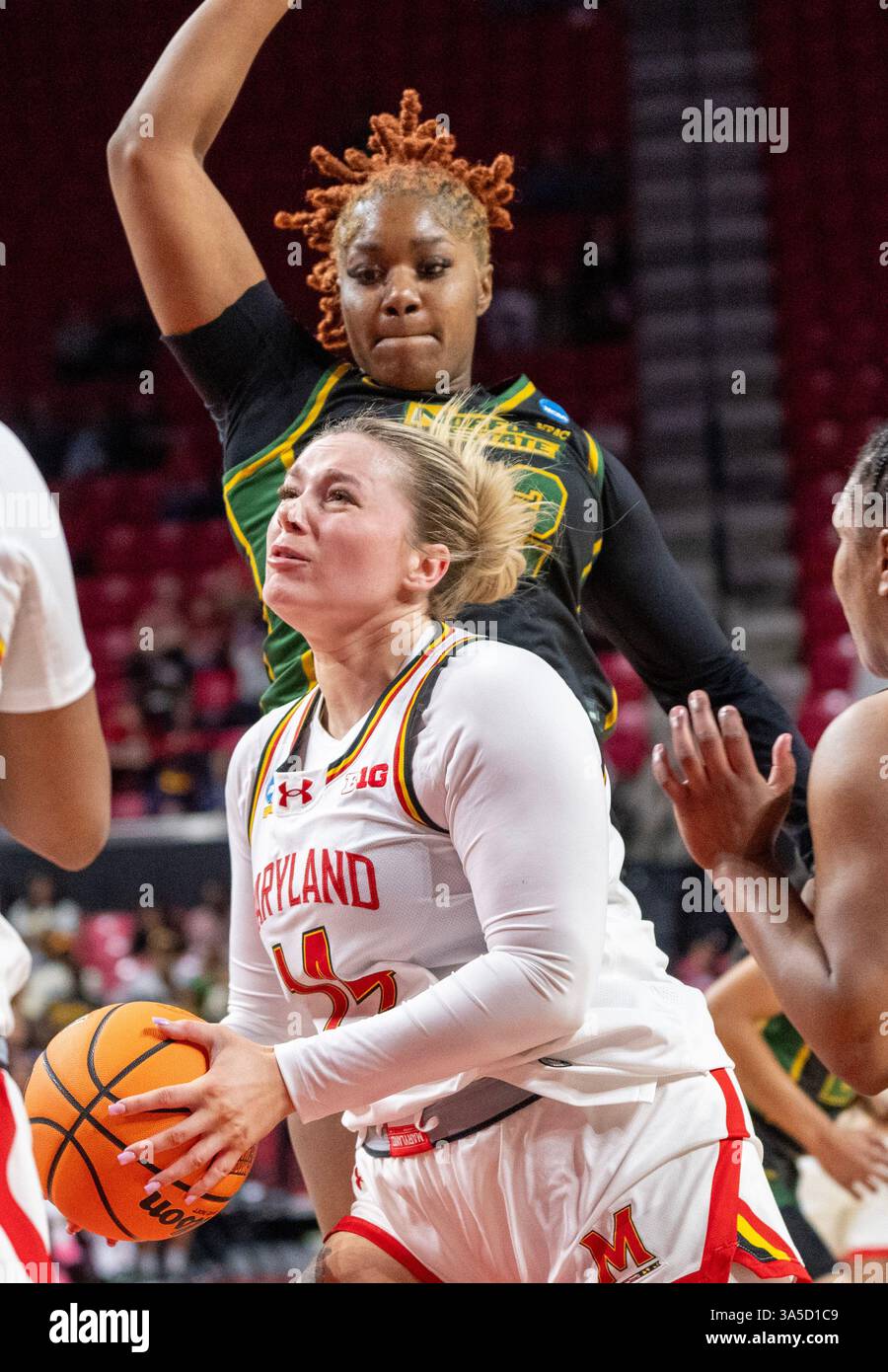 Washington, USA. 22nd Mar, 2025. COLLEGE PARK, MD- MARCH 22: Norfolk ...