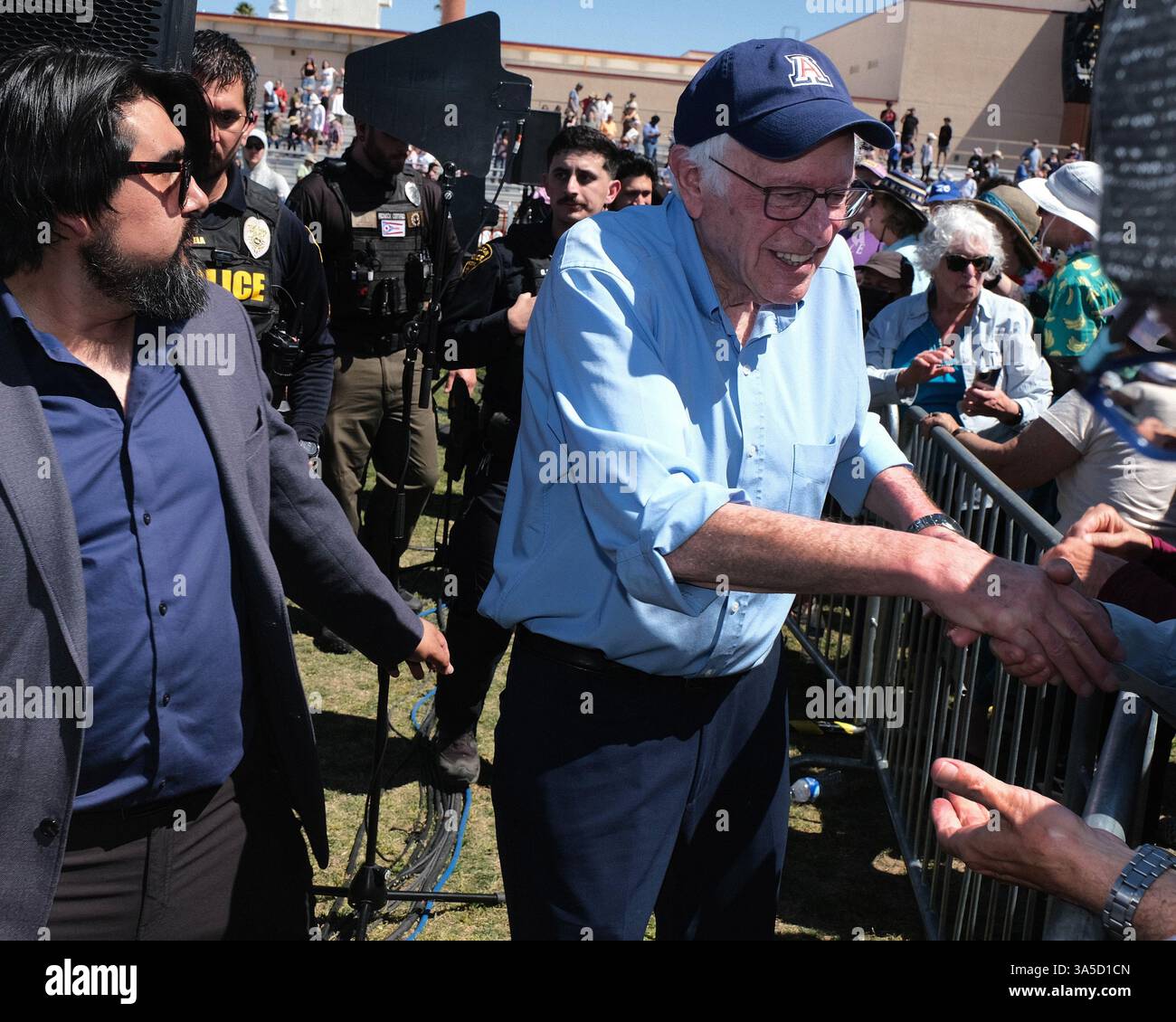 Tucson, Arizona, USA. 22nd Mar, 2025. Senator Bernie Sanders and Rep ...