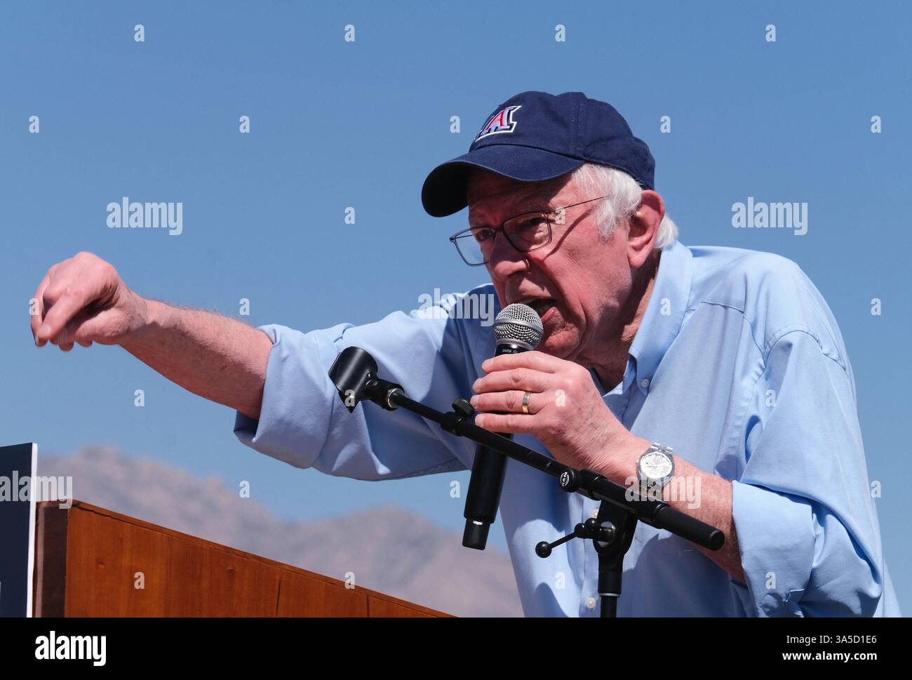 Tucson, Arizona, USA. 22nd Mar, 2025. Senator Bernie Sanders and Rep ...
