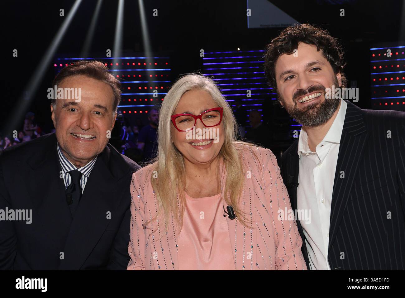 Rome, Italy. 23rd Mar, 2025. Rome, Rai studios ex Dear, TV show "We'll ...
