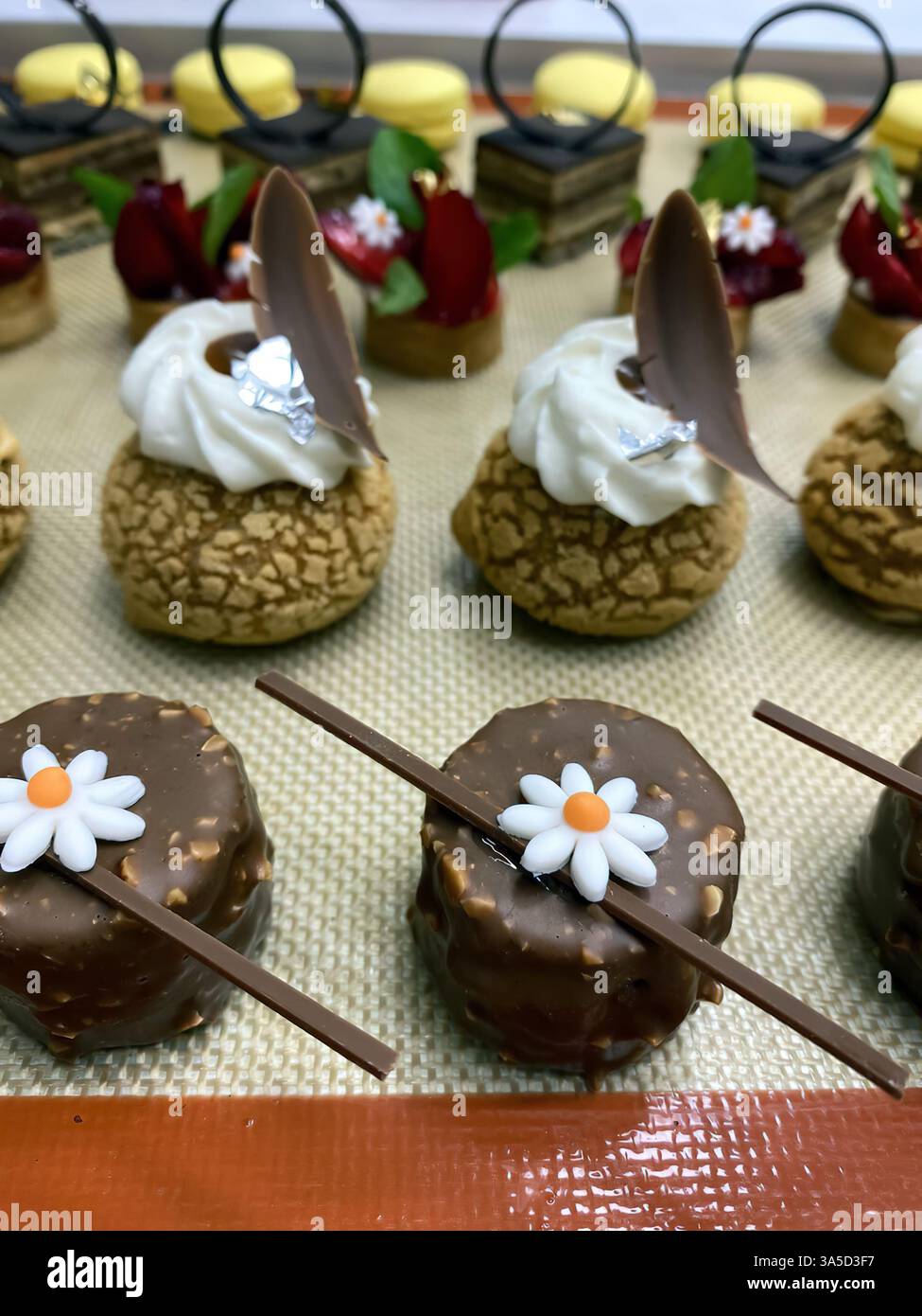 A variety of beautifully crafted bakery products showcased, featuring ...