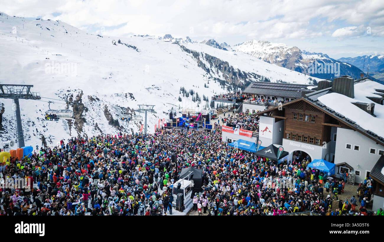 23.03.2025, Montafon, AUT, Unterwegs in Voralberg, DJ-Ötzi, Gipfeltour ...