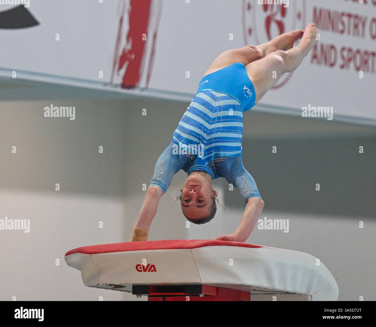 (250323) -- ANTALYA, March 23, 2025 (Xinhua) -- Claire Pease of the ...