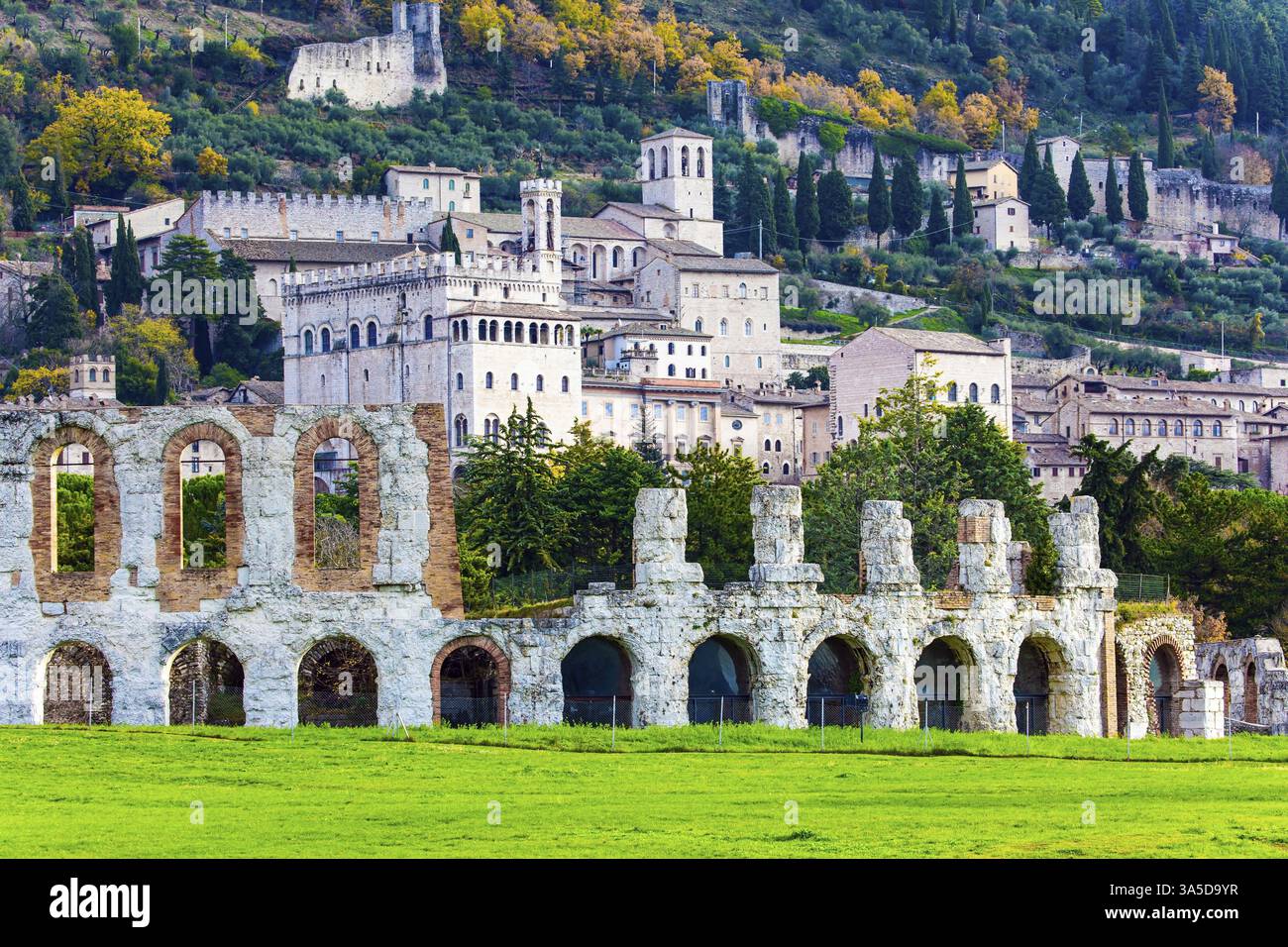Roman amphitheater built two thousand years ago. Magnificent ...