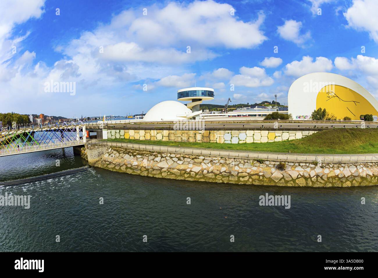 International cultural center of the famous architect Oscar Niemeyer ...
