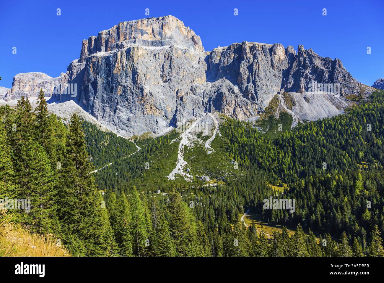 Colossal white and gray rocks against the blue sky. The most beautiful ...