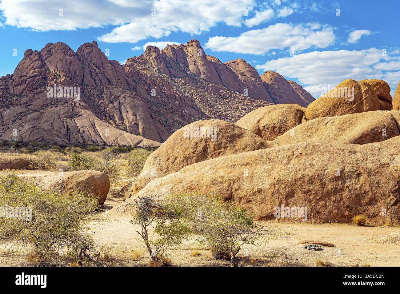 Namibia. Africa. Spitzkoppe is a picturesque rock massif in Namibia ...