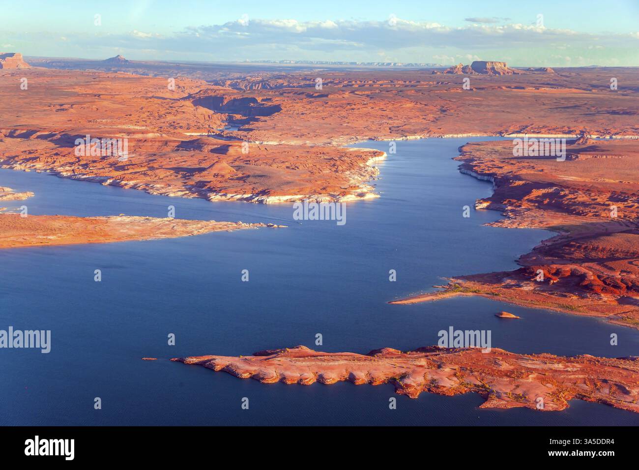 Lake Powell is a reservoir on the Colorado River. States of Utah and ...