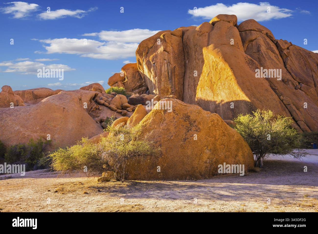 Stone of Spitzkoppe, Namibia. Play of light and shadow on the rocks ...