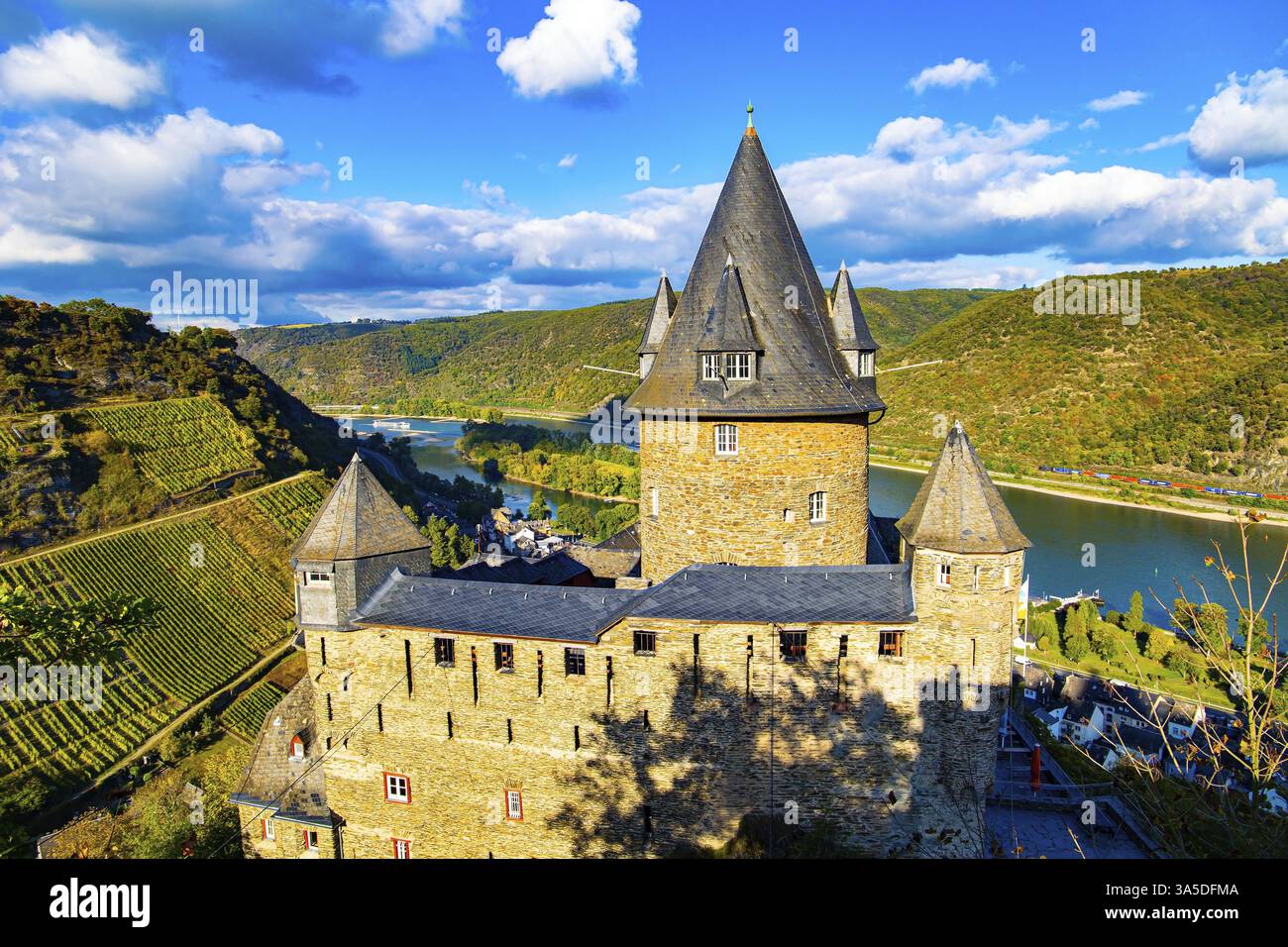 Rhine Castles: Journey into the German Middle Ages. The hills are home ...