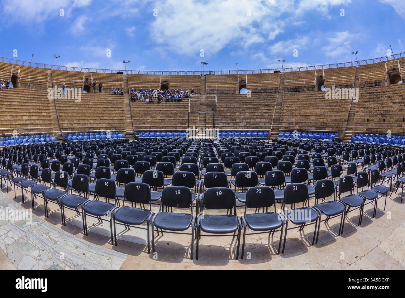 The magnificent amphitheater in Caesarea Roman period. Spring trip to ...