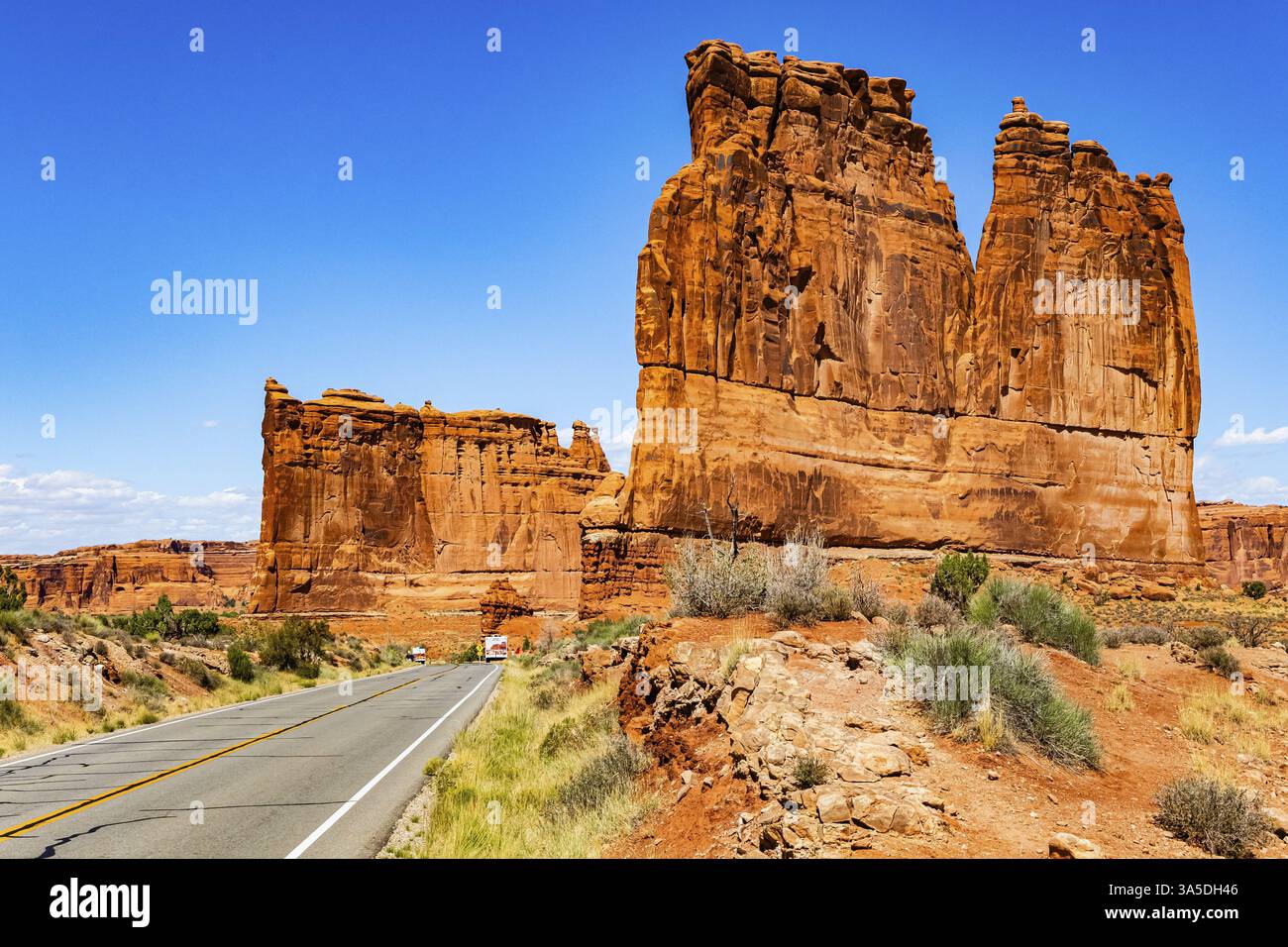 The Organ. La Sal Mountains Viewpoint. USA. The grandiose landscape of ...