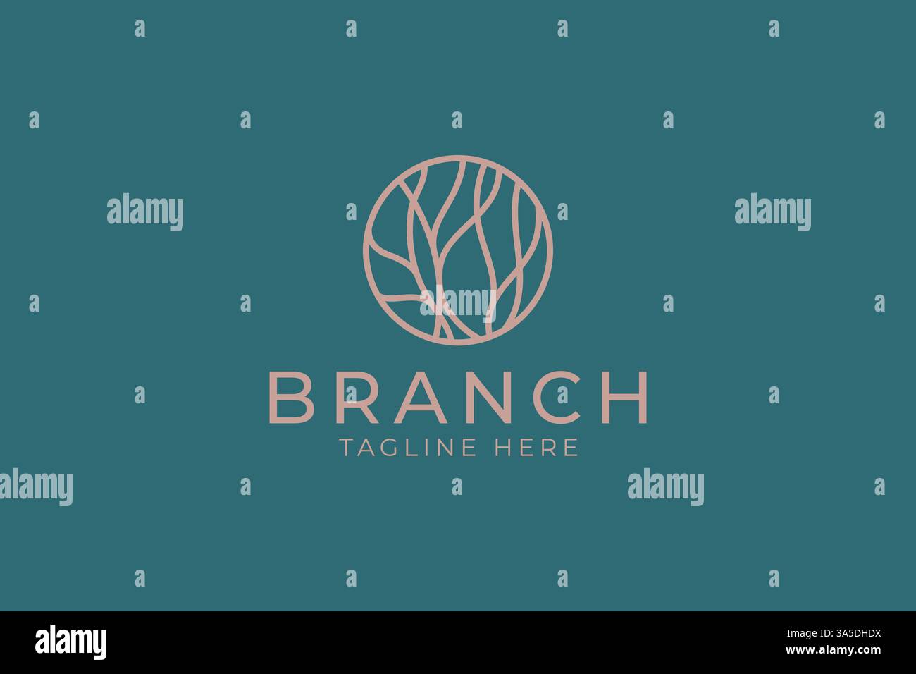Branch Logo Nature Element Design Sign Symbol Fashion Beauty Brand ...