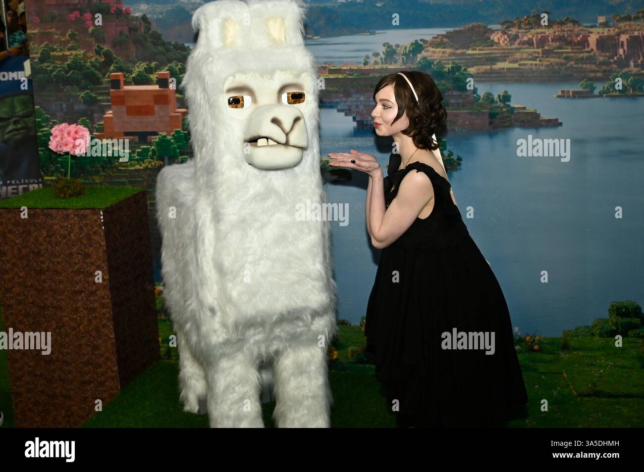 Actress Emma Myers poses for photos during the red carpet of A ...