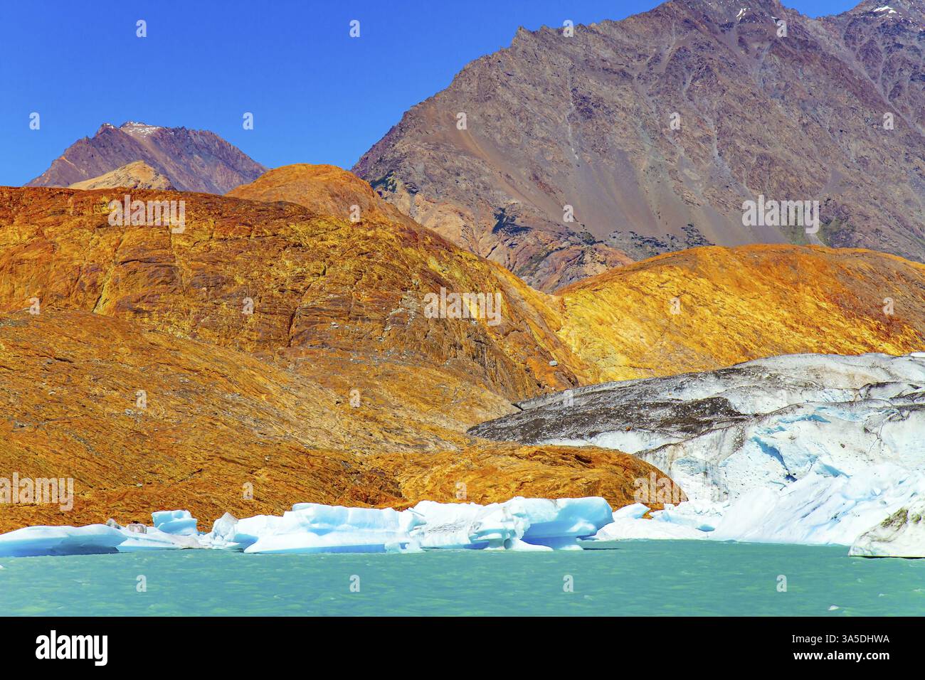 Incredible journey to South America. Argentine Patagonia. Huge scenic ...