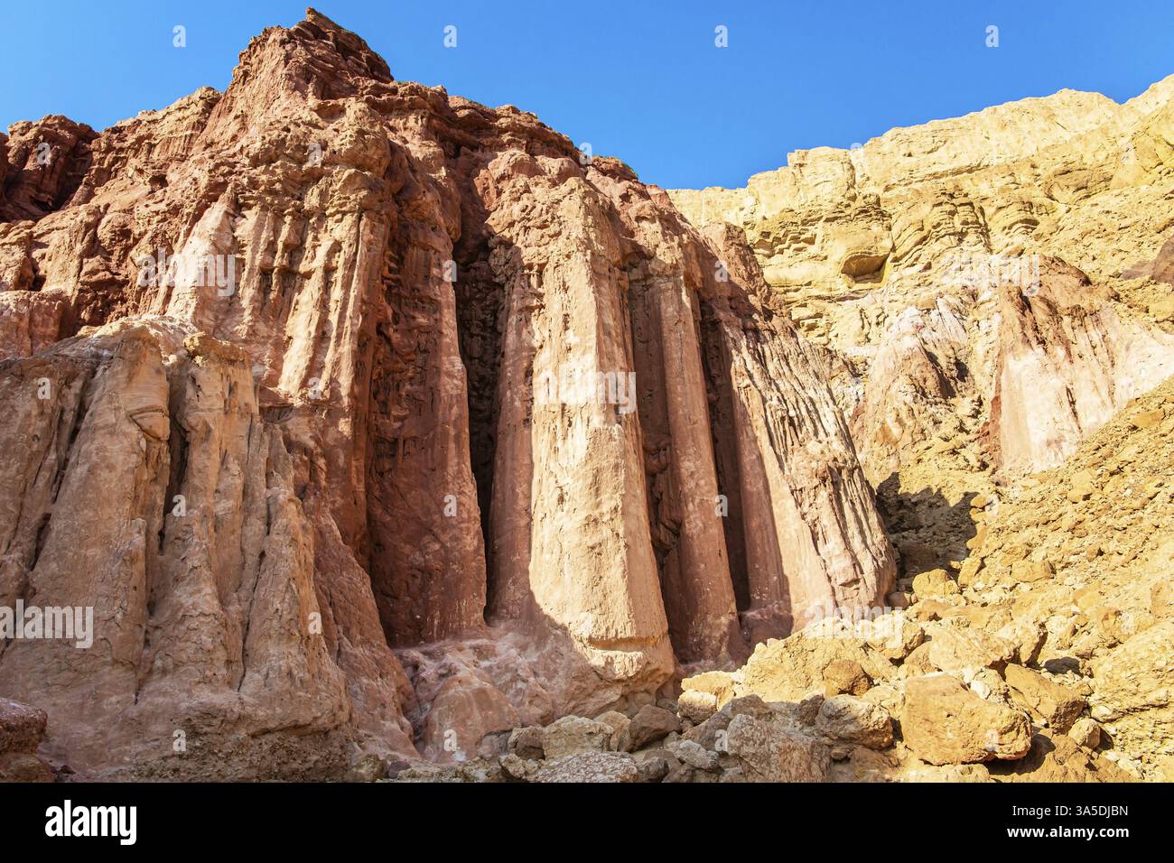 The Grand and magnificent Pillars of Amram. Israel. Multicolored ...