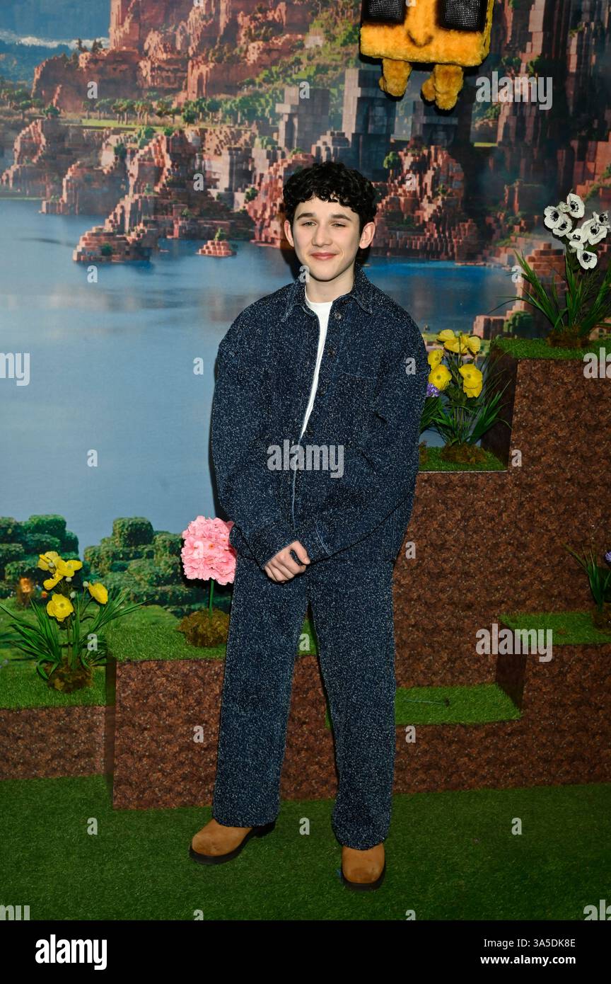 Actor Sebastian Eugene Hansen poses for photos during the red carpet of ...
