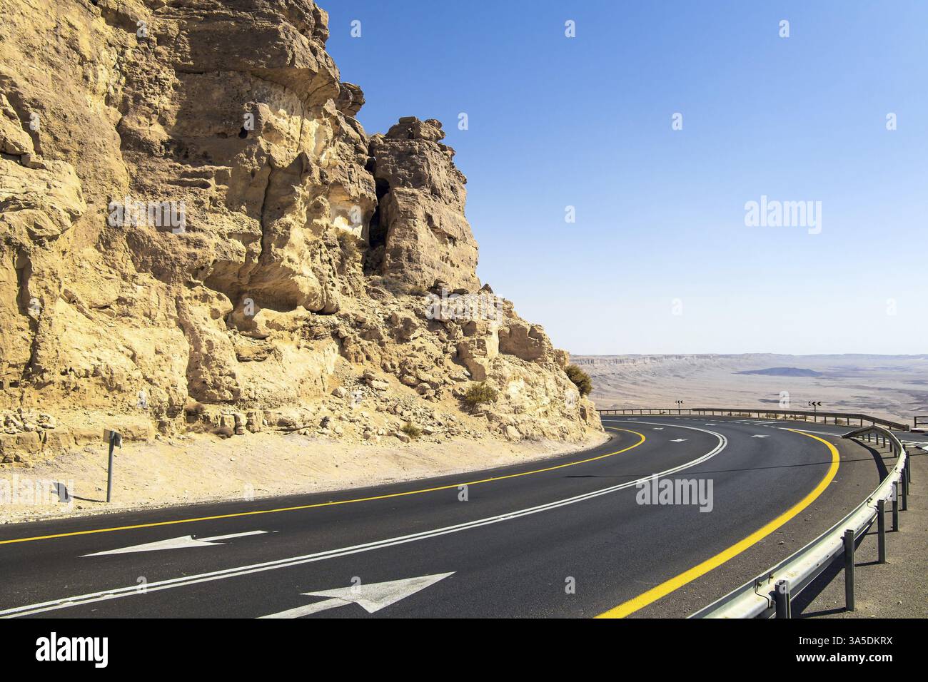 Picturesque highway - serpentine. Nice new highway around the crater ...