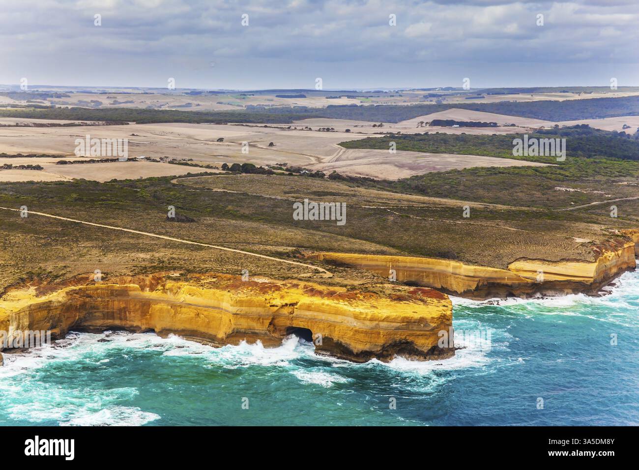 Australia. Scenic coastline. Great Ocean Road and the Twelve Apostles ...