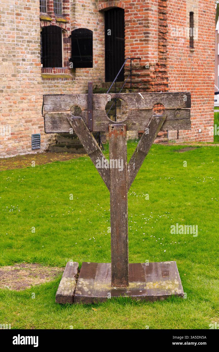 Europe, the Netherlands, North Holland. Medemblik. Radboud medieval ...