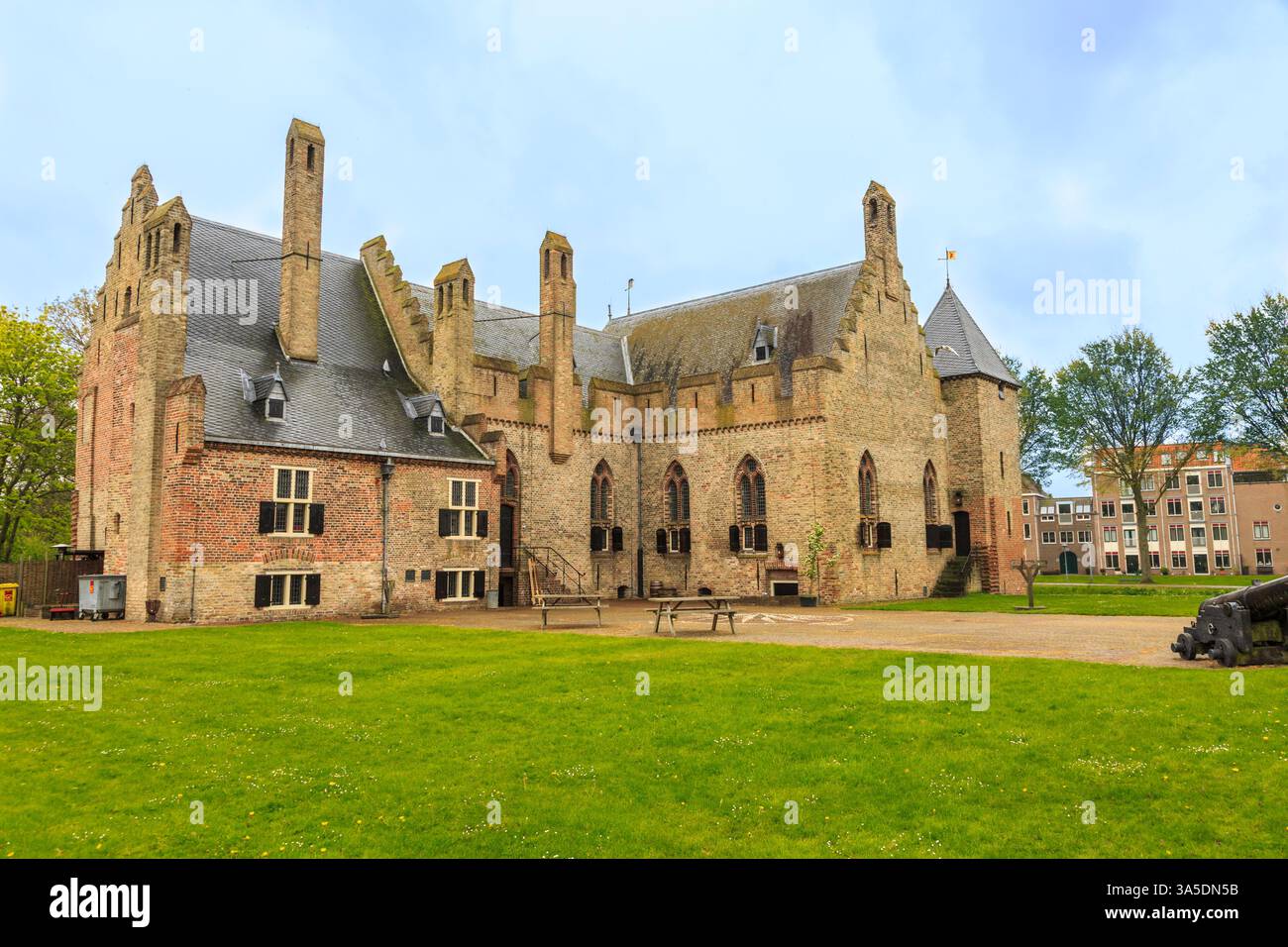 Europe, the Netherlands, North Holland. Medemblik.Radboud medieval ...