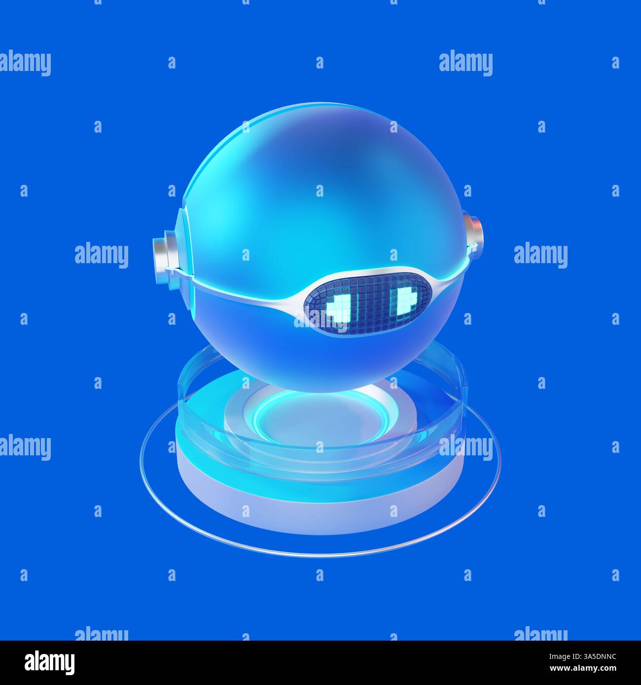 The 3D rendered AI robot Stock Photo - Alamy