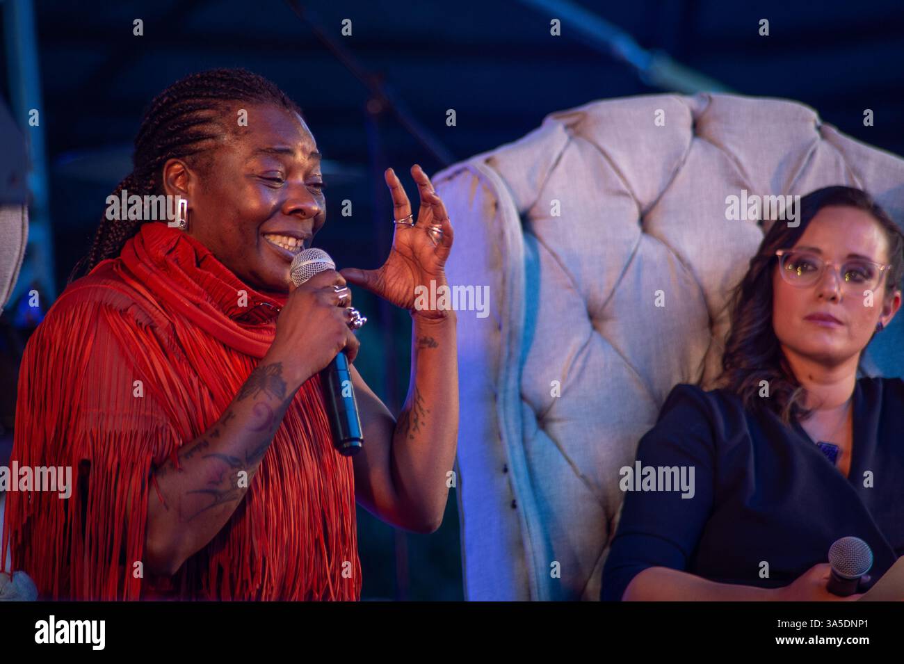 Equatorial Guinean-Spanish singer, María Concepción Buika, known as ...