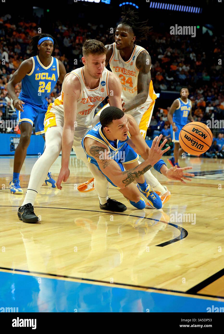 LEXINGTON, KY - MARCH 22: UCLA Bruins guard Kobe Johnson (0) makes a ...