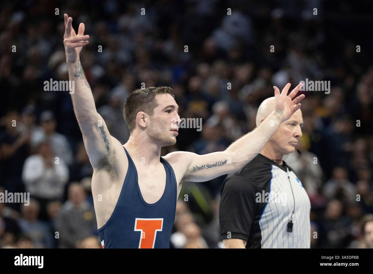 PHILADELPHIA, PA - MARCH 22: Lucas Byrd of Illinois University ...