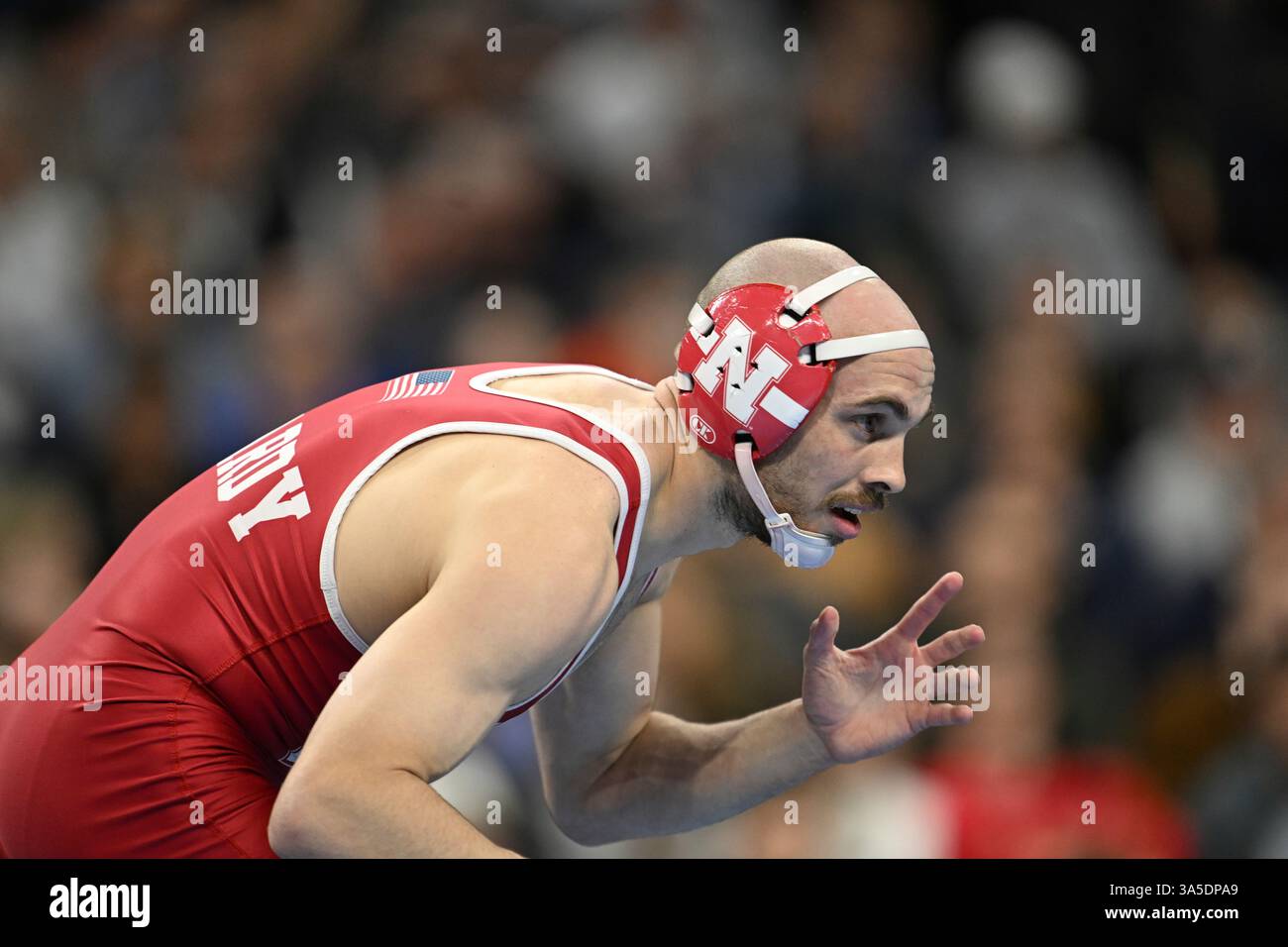 PHILADELPHIA, PA - MARCH 22: Brock Hardy of Nebraska University is shown during the NCAA ...