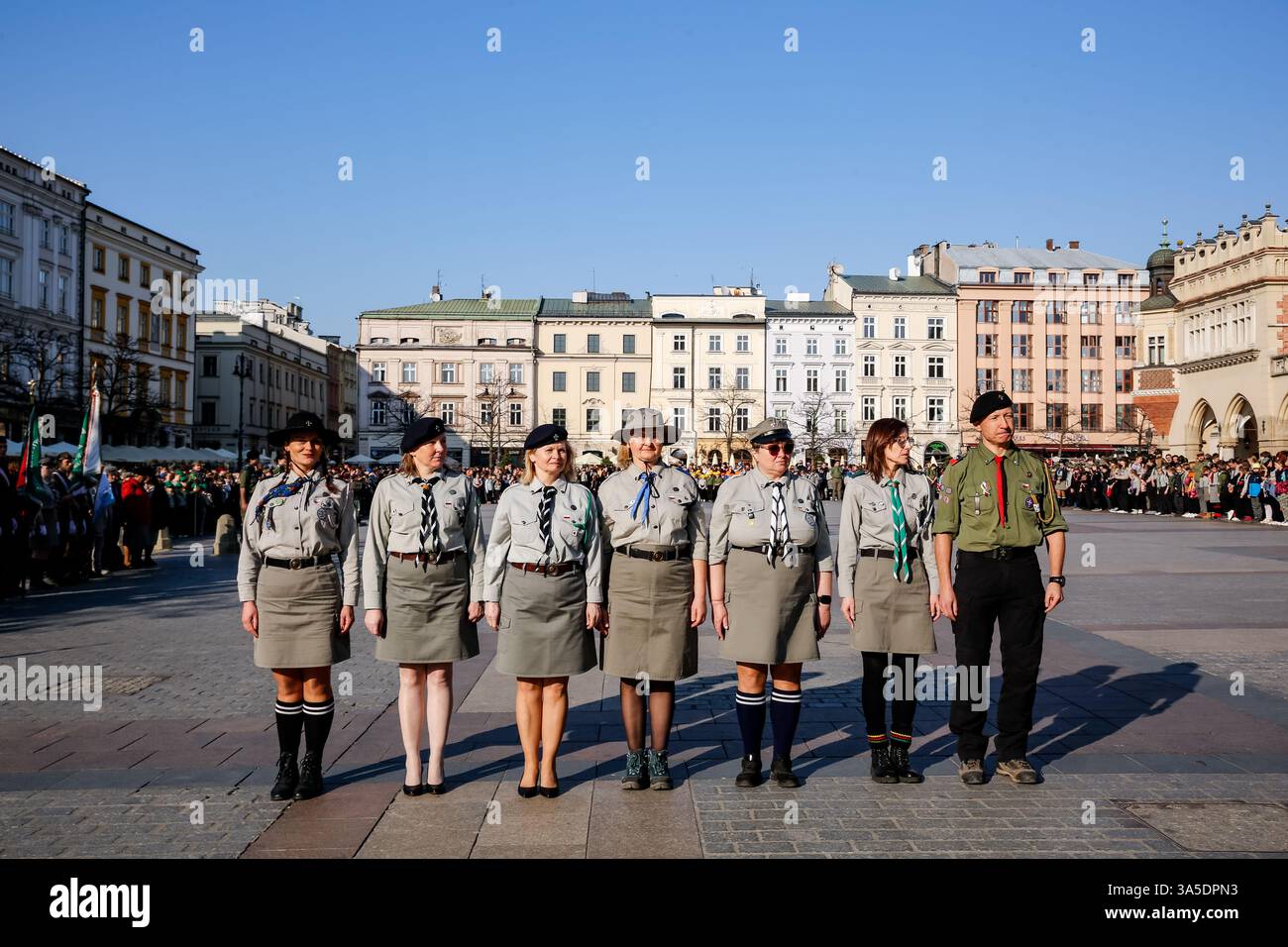 Older guides and scouts participate in ceremonial gathering of the ...