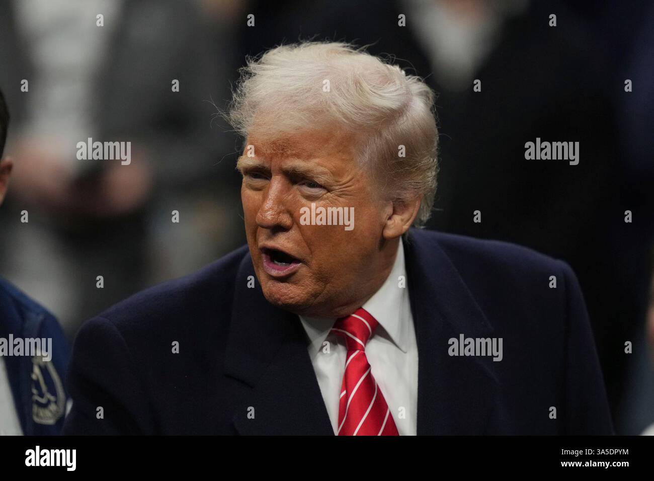 President Donald Trump attends the finals at the NCAA wrestling ...