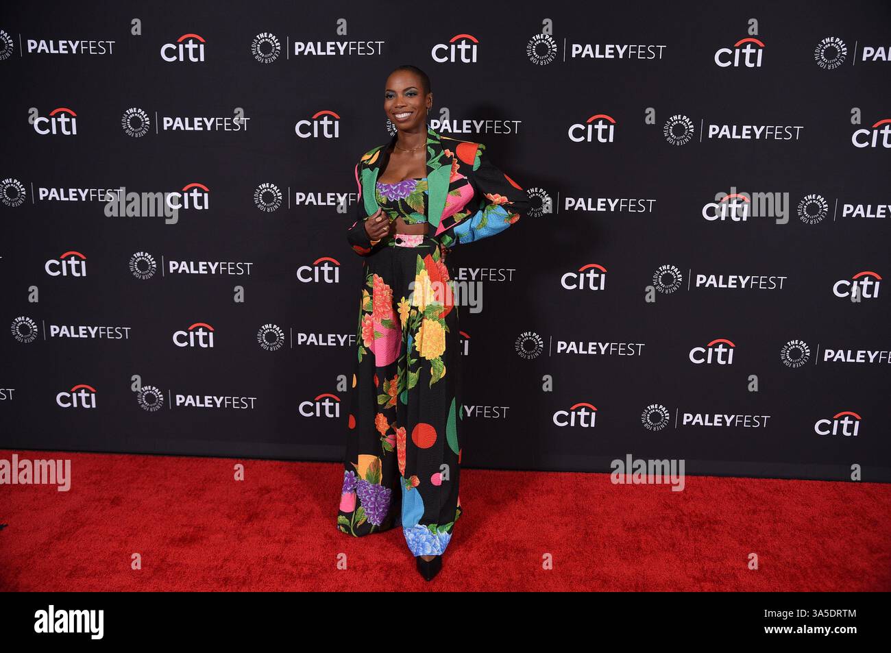 Sasheer Zamata arrives at a screening of "Agatha All Along" during ...