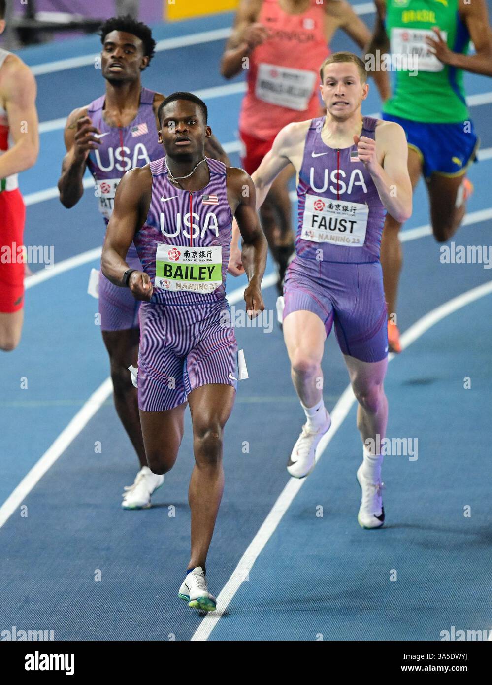 Christopher Bailey, Brian Faust and Jacory Patterson of the USA ...
