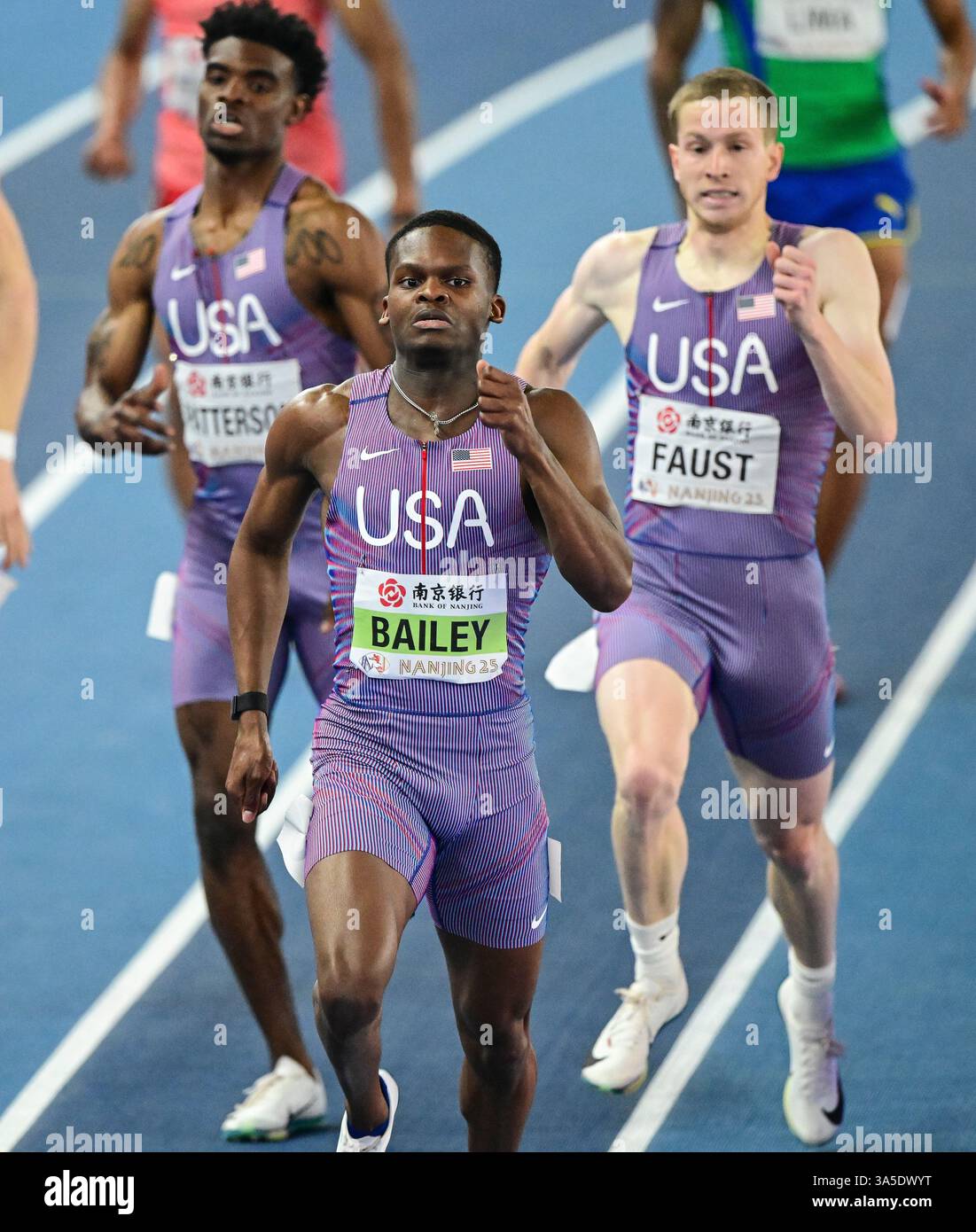 Christopher Bailey, Brian Faust and Jacory Patterson of the USA ...