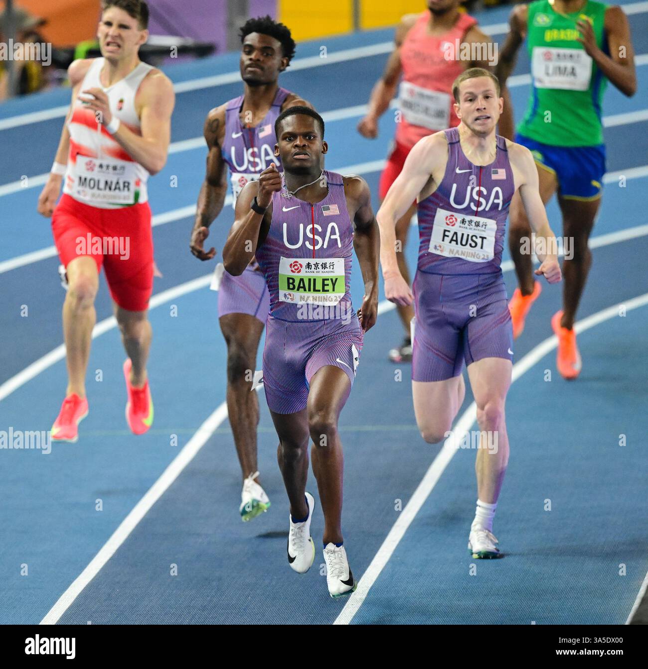 Christopher Bailey, Brian Faust and Jacory Patterson of the USA ...