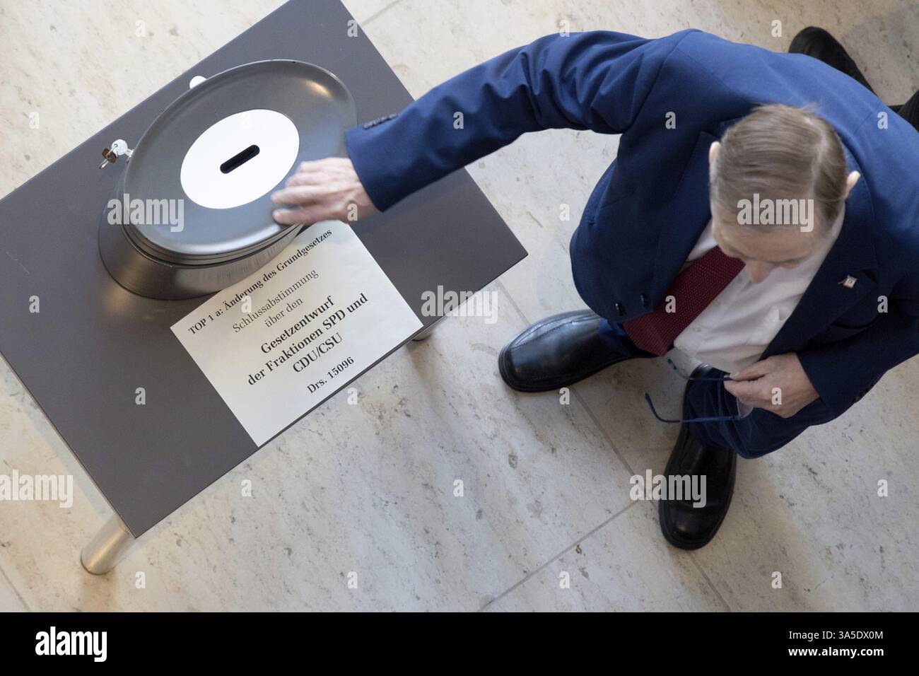 Berlin, Germany - 18 March 2025: MPs vote to reform the debt brake in ...