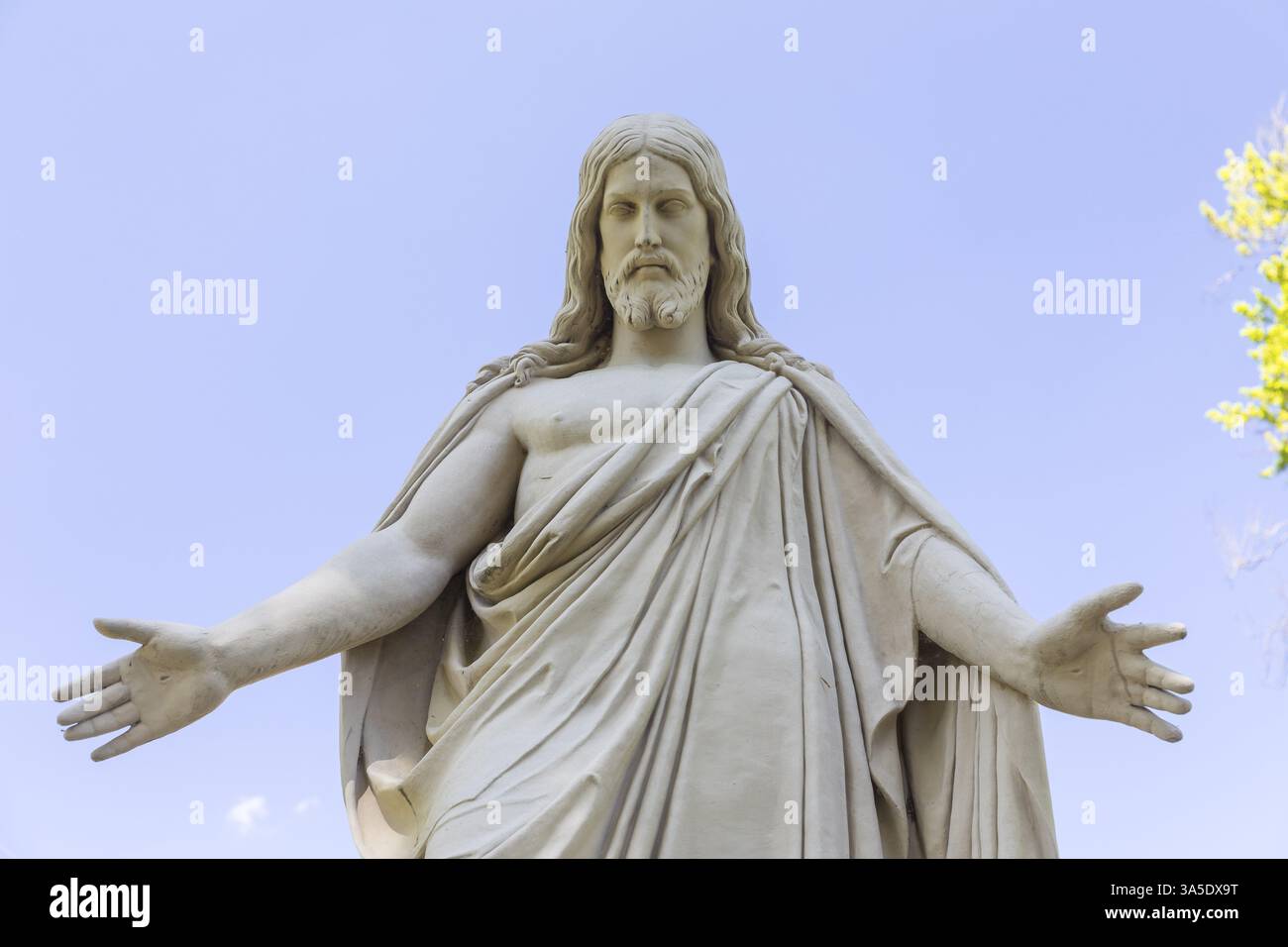 Large figure of Jesus Christ with outstretched arms at the Neschwitz ...
