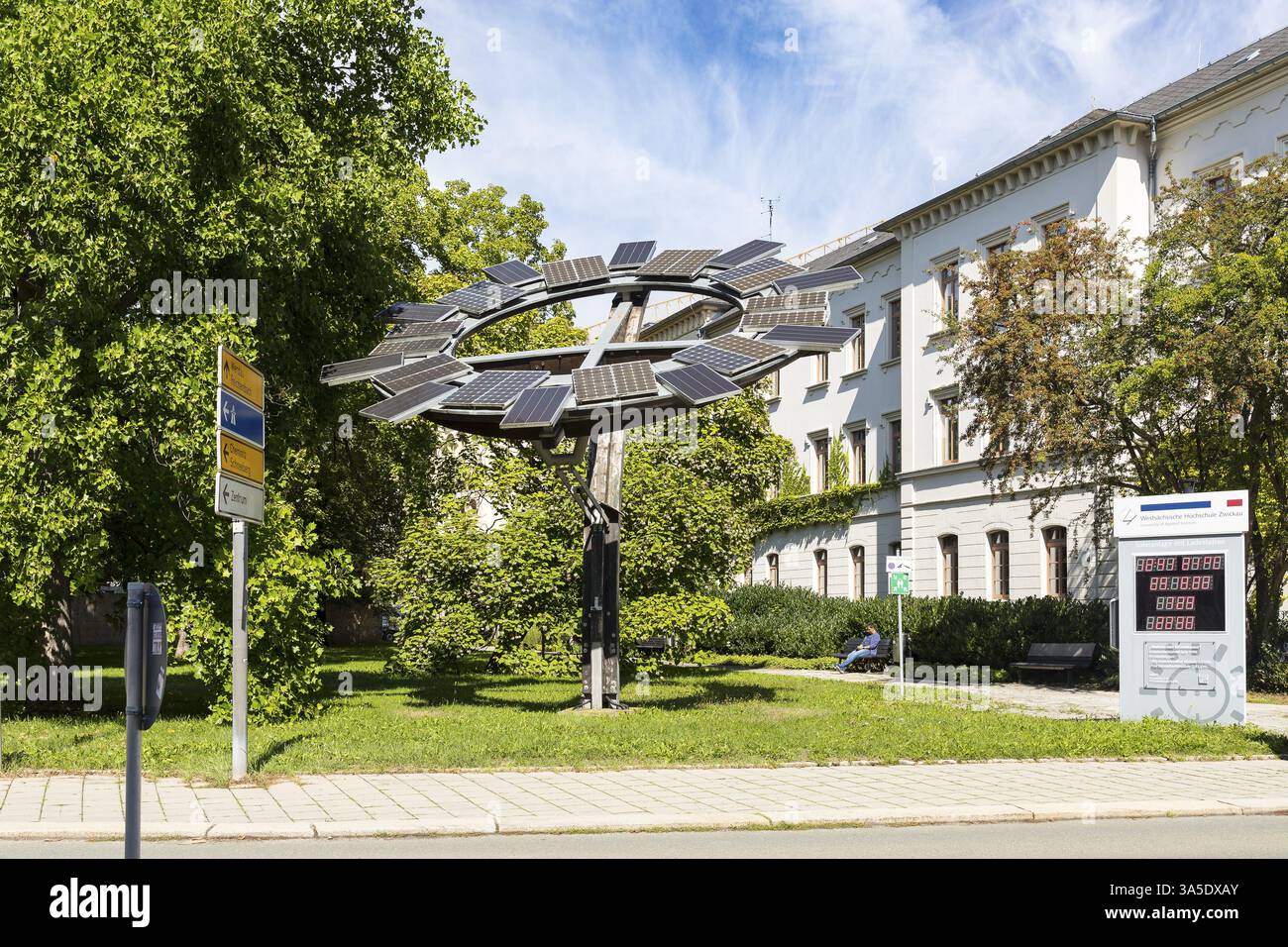 Solar system of the WHZ (West Saxon University of Applied Sciences ...