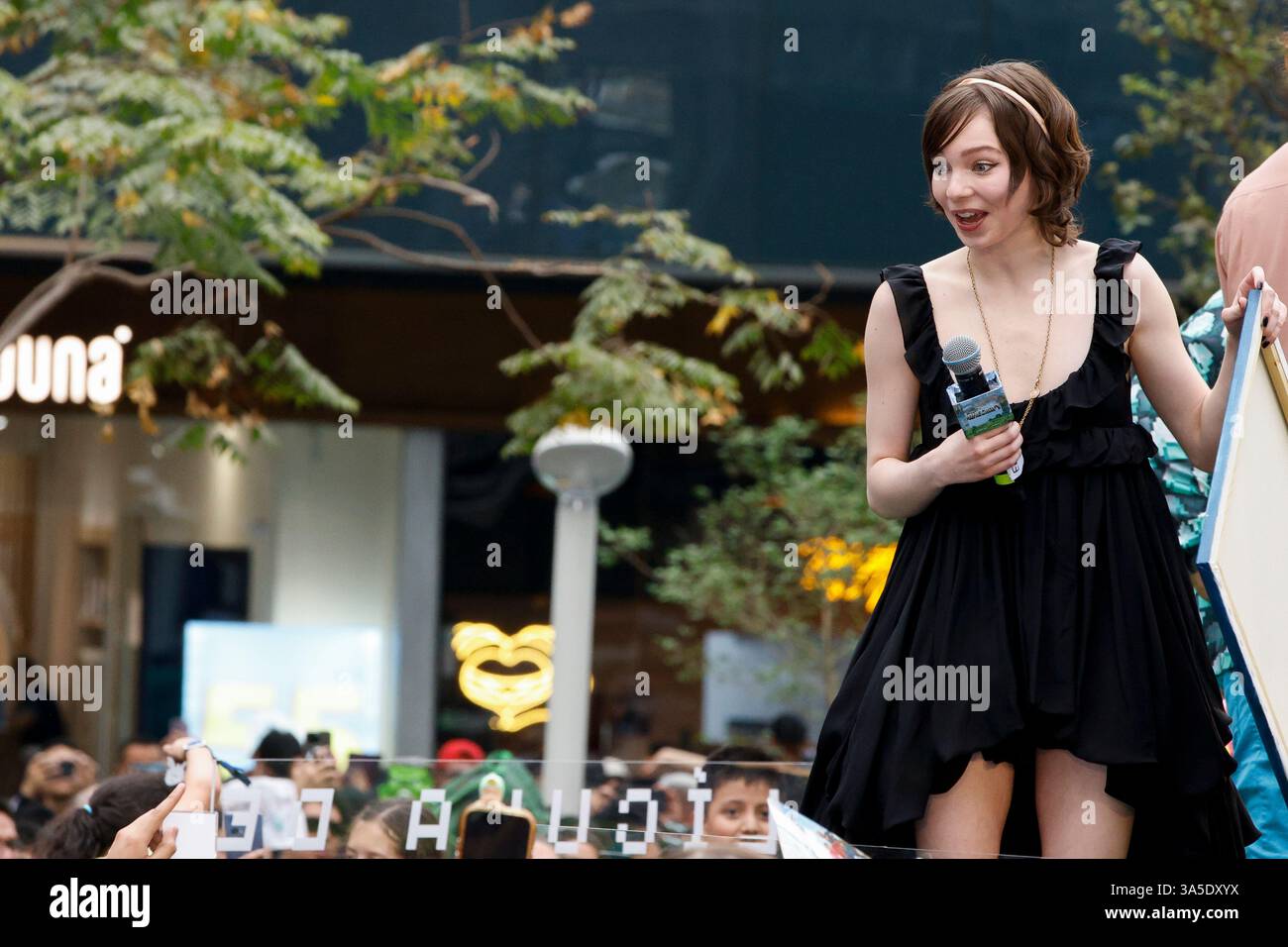 Mexico City, Mexico. 22nd Mar, 2025. Emma Myers attends A Minecraft Fan ...