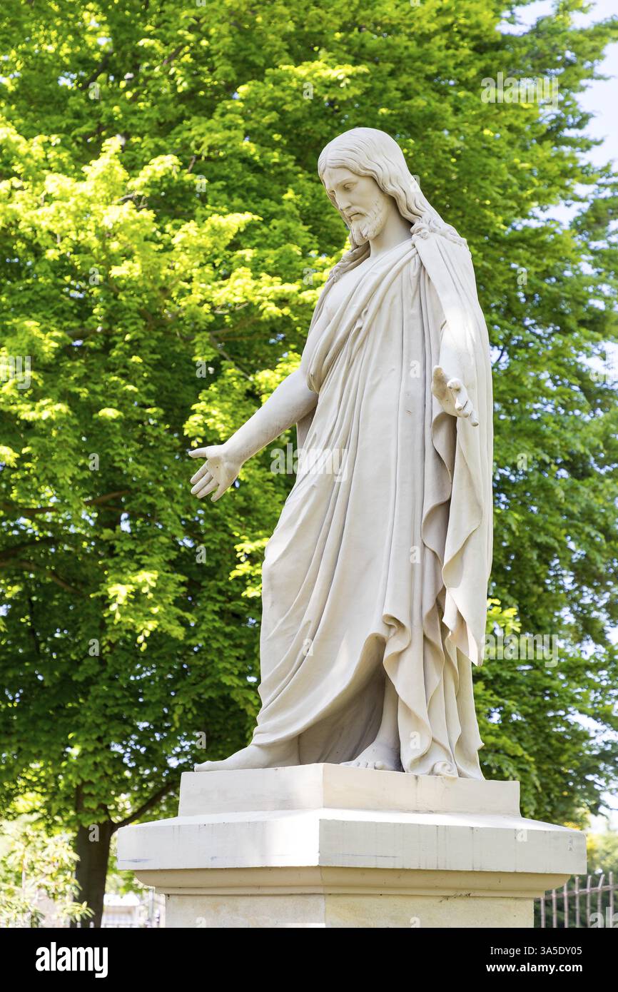 Large figure of Jesus Christ with outstretched arms at the Neschwitz ...