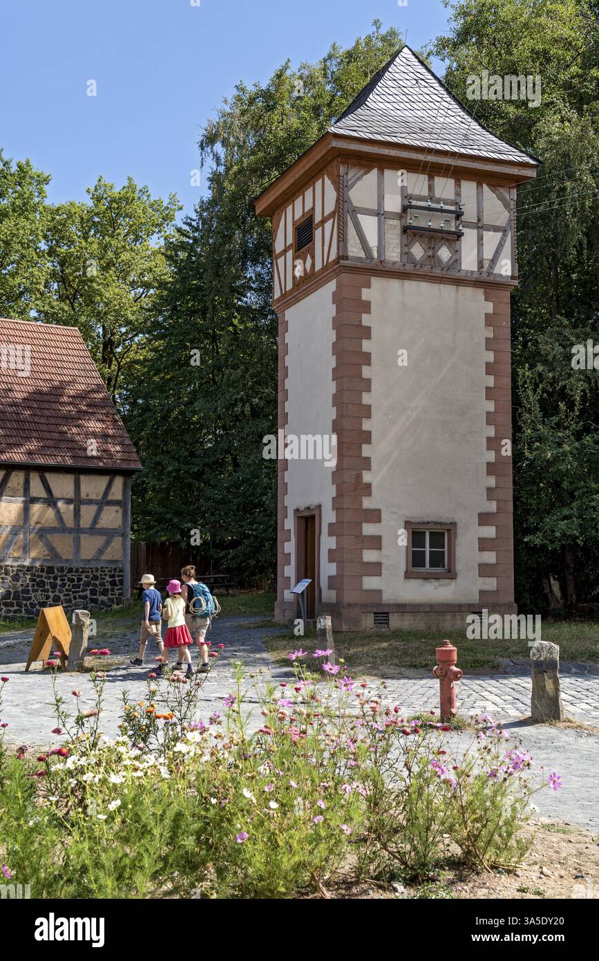 Transformer house, transformer tower, transformer, half-timbered house ...