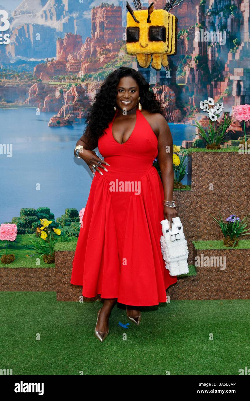Danielle Brooks attends A Minecraft Fan Event on March 22, 2025 in ...