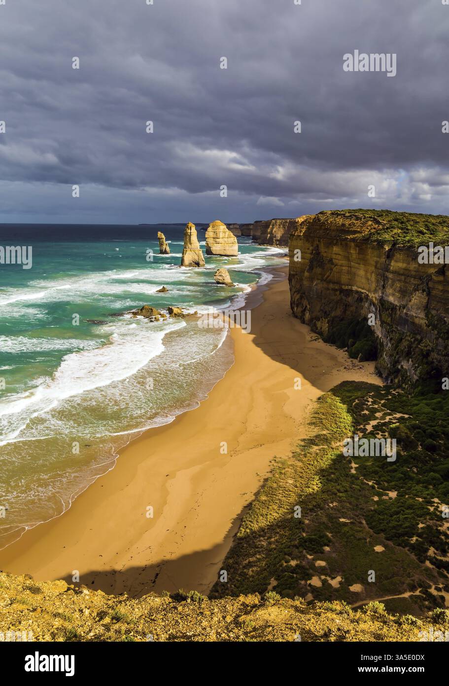 The concept of active and phototourism. Morning light on the Pacific ...