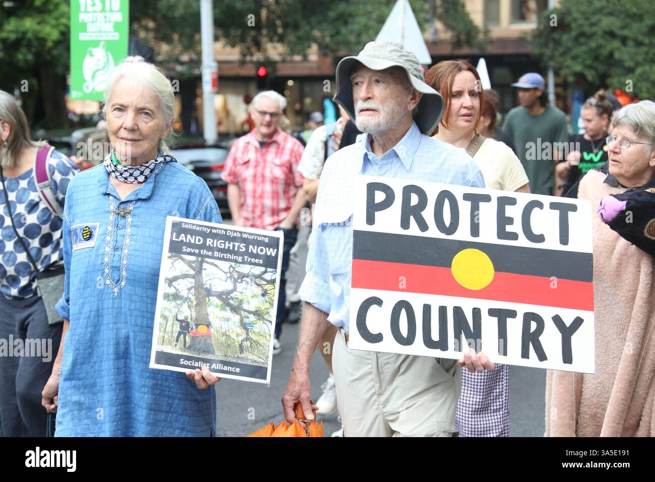 Sydney, Australia. 23rd March 2025. March for native forests, beginning ...